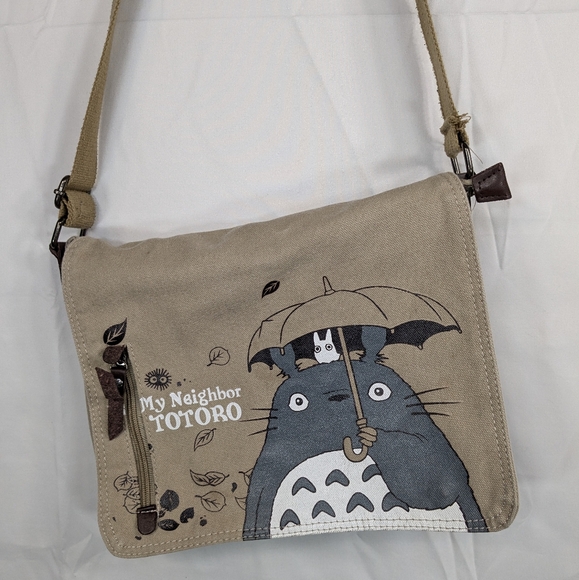 Unbranded | Bags | Totoro Shoulder Bag Canvas School Messenger Satchel ...